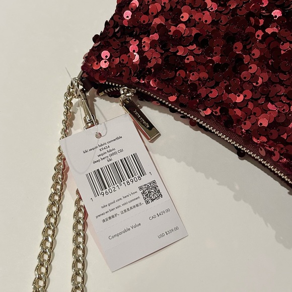 kate spade | Bags | Kate Spade Kiki Convertible Evening Sequin ...